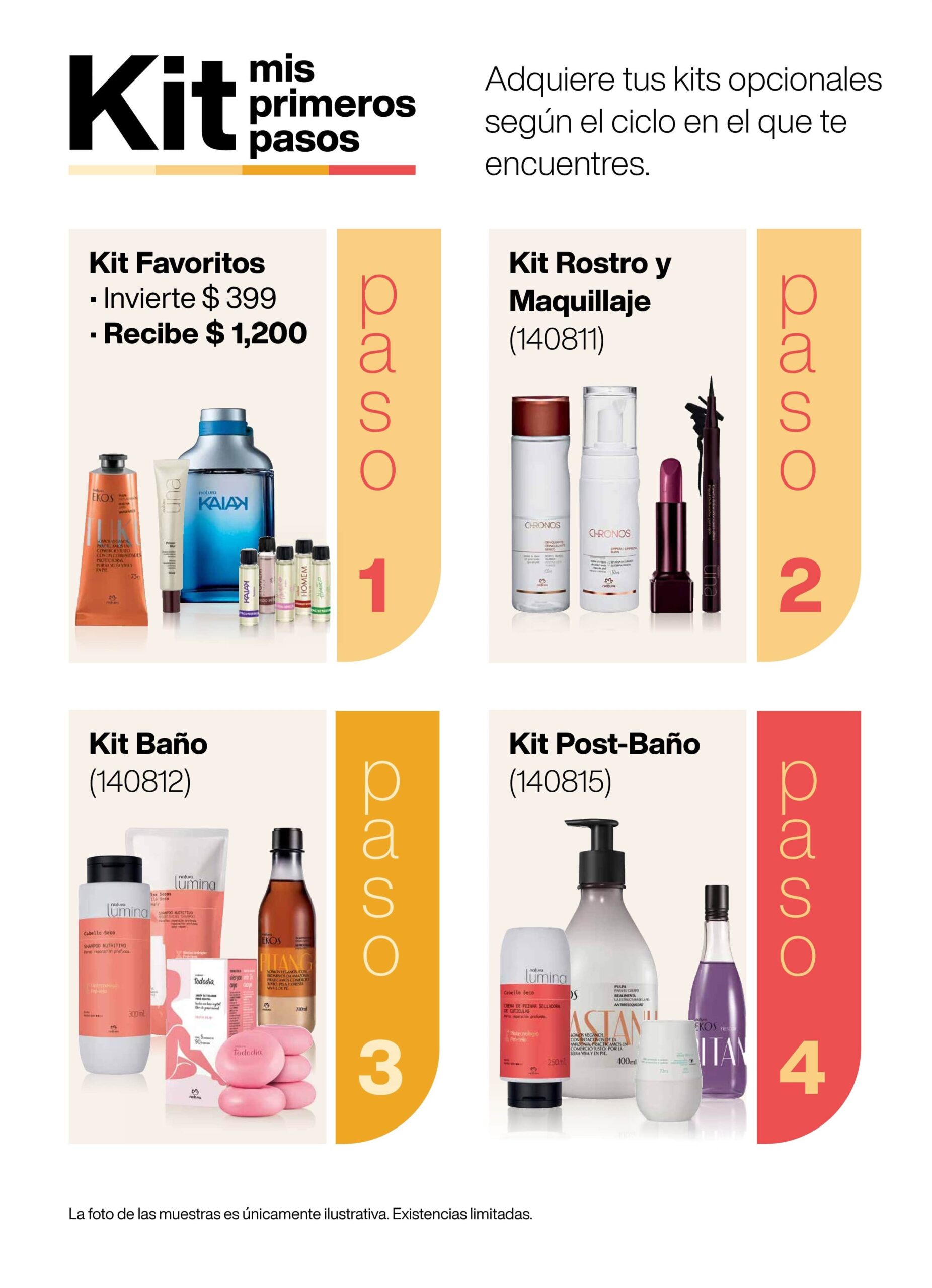 Kit Mis Primeros Pasos Natura 2025 | ️ 100% Actualizado ᐈ